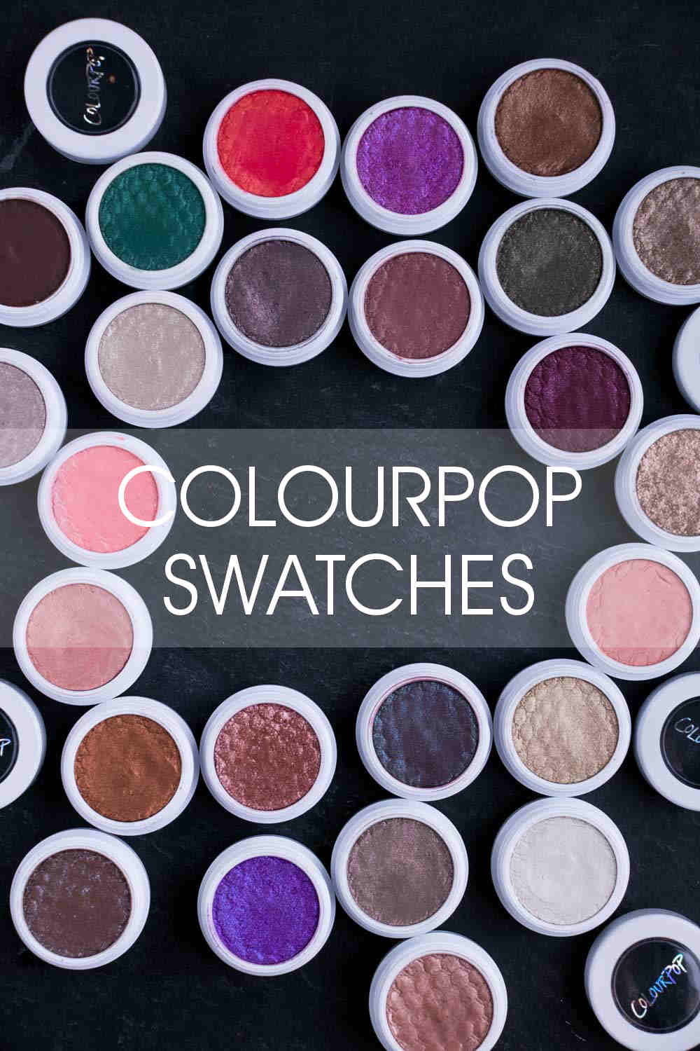 ColourPop Lidschatten Swatches - meine komplette Sammlung - Carina ...